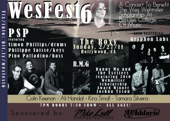 WesFest 6 – 2011 | A Tribute to Wes Wehmiller
